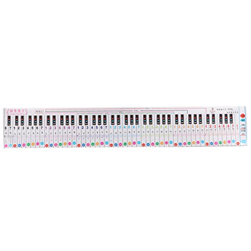 88 Key Piano Keyboard Note Chart Piano Keyboard Finger Simulation Practice Guide Use Complete Color Music Lesson Learning Aid Set Visual Tool for Beginners Finger Practice