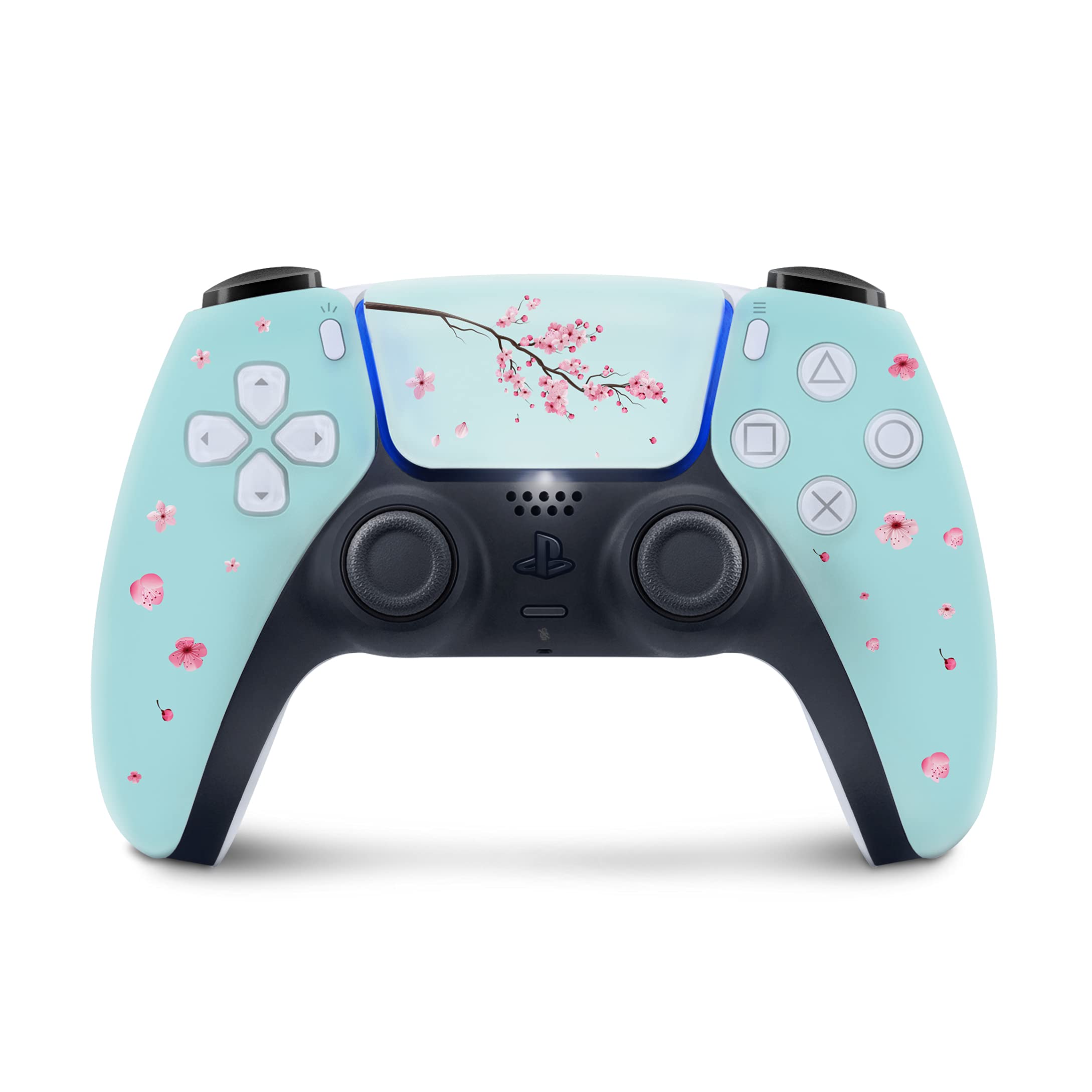 TACKY DESIGN PS5 Japanese Cherry Blossom Skin for PS5 CONTROLLER SKIN, Vinyl 3M Stickers ps5 controller cover Decal Full wrap ps5 skins