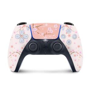 tacky design ps5 japanese cherry blossom skin for ps5 controller skin, vinyl 3m stickers ps5 controller cover decal full wrap ps5 skins