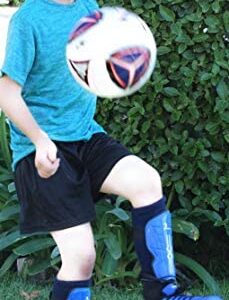 Kids Shin Guard XS Size fits Most Kids Ages 3-5 (Blue)