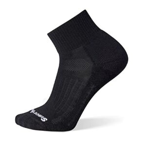 smartwool sw001733001l walk light cushion ankle socks black l