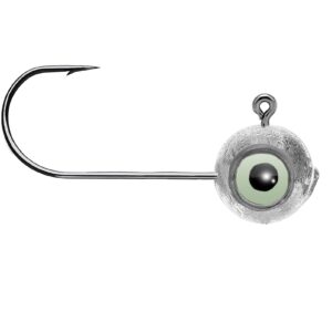 amysports saltwater bass jig head hook trout freshwater jigs head tackle eye bait jig hooks kit lure 25pcs 3/64oz