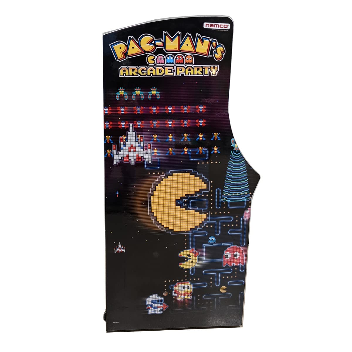 Pac Man Arcade Party 13 Games Full Size Cabinet Home Edition 26" Monitor Ms. Pac Man Galaga