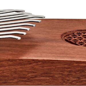 Kalimba Thumb Piano, 10 Keys — Includes Tuning Hammer and Case — For Meditation, ASMR, Sound Therapy and Yoga, 2-YEAR WARRANTY