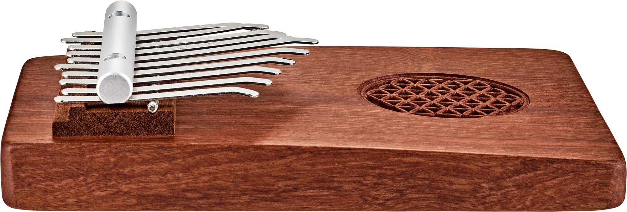 Kalimba Thumb Piano, 10 Keys — Includes Tuning Hammer and Case — For Meditation, ASMR, Sound Therapy and Yoga, 2-YEAR WARRANTY