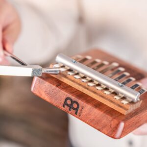 Kalimba Thumb Piano, 10 Keys — Includes Tuning Hammer and Case — For Meditation, ASMR, Sound Therapy and Yoga, 2-YEAR WARRANTY