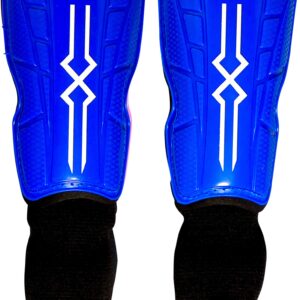 Kids Shin Guard XS Size fits Most Kids Ages 3-5 (Blue)