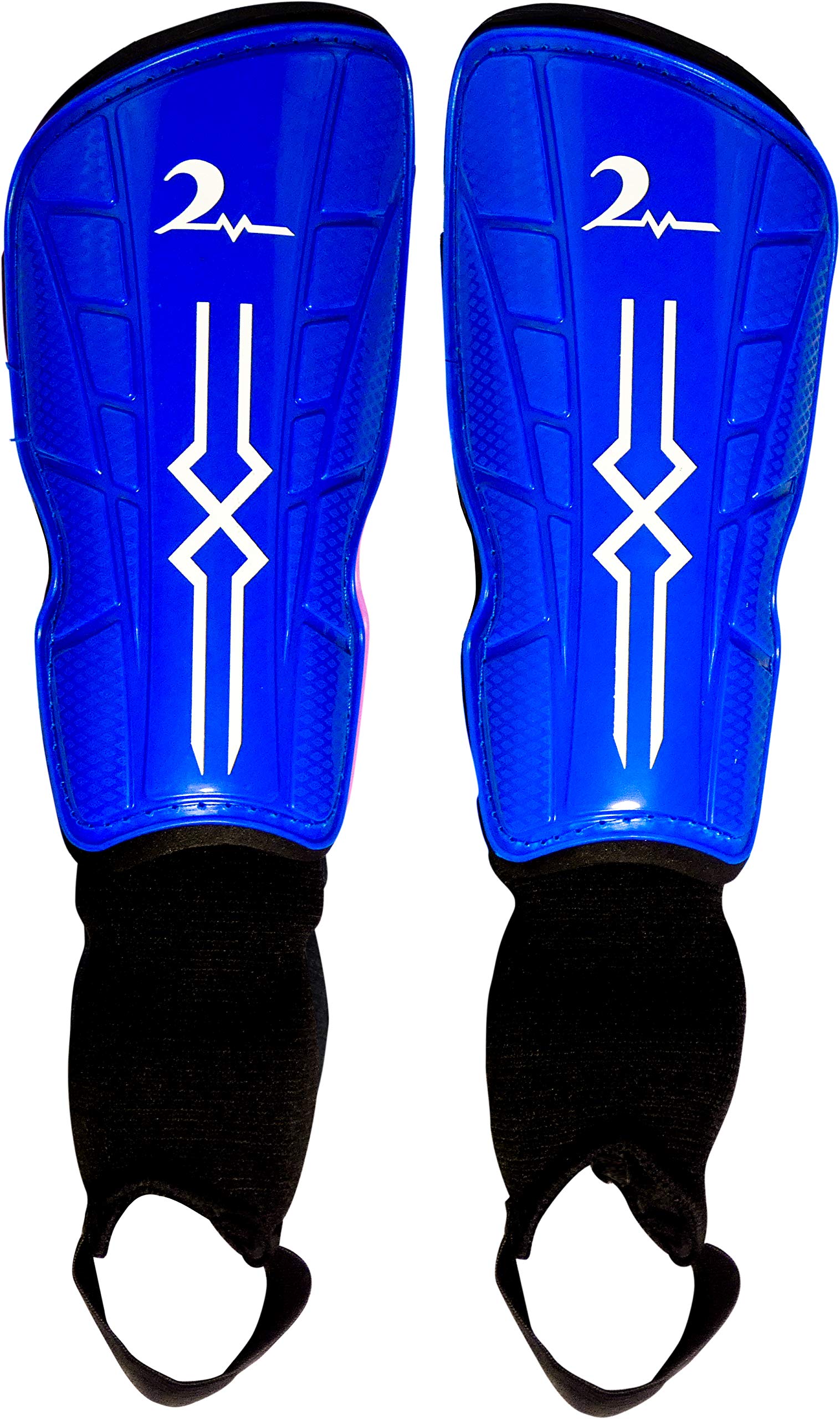 Kids Shin Guard XS Size fits Most Kids Ages 3-5 (Blue)