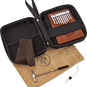 Kalimba Thumb Piano, 10 Keys — Includes Tuning Hammer and Case — For Meditation, ASMR, Sound Therapy and Yoga, 2-YEAR WARRANTY