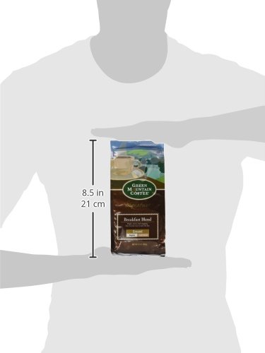 Green Mountain Coffee Roasters Breakfast Blend, Light Roast Ground Coffee, 12oz. Bag (Pack of 2)