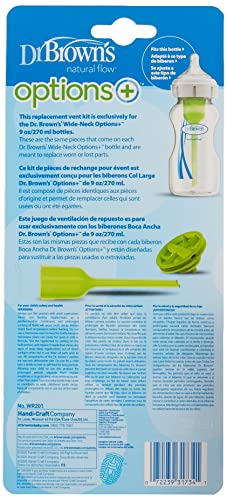 Dr. Brown's Options+ Wide-Neck Replacement Kit, 9 Ounce (Pack of 2)