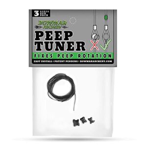 bowmar archery peep tuner (black)