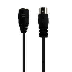 motong 8 pin din midi male to female cable, 8-pin din male to female audio signal jack connetor extension cable wire for bang olufsen(1.5m, m to f)