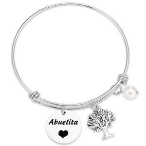 ahaeth abuelita gifts bracelet for women in spanish jewelry abuela present best abuelita ever bracelets abuelita bracelet