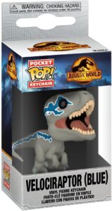 funko pop! keychain: jurassic world dominion - blue