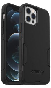 otterbox commuter series case for iphone 12 & iphone 12 pro (only) non-retail packaging - (black)