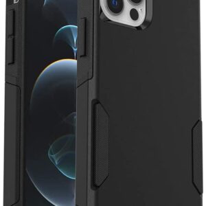 OtterBox Commuter Series Case for iPhone 12 & iPhone 12 PRO (ONLY) Non-Retail Packaging - (Black)