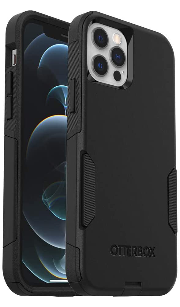 OtterBox Commuter Series Case for iPhone 12 & iPhone 12 PRO (ONLY) Non-Retail Packaging - (Black)