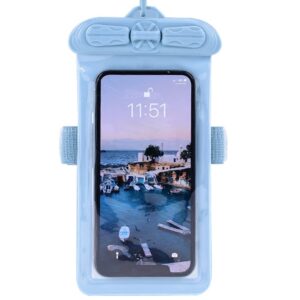 vaxson phone case, compatible with nextbase duo hd waterproof pouch dry bag [ not screen protector film ] blue