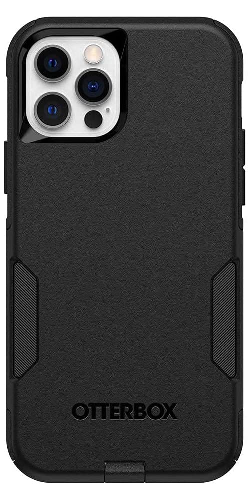 OtterBox Commuter Series Case for iPhone 12 & iPhone 12 PRO (ONLY) Non-Retail Packaging - (Black)