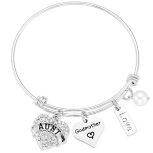 hutimy godmom gifts bracelet from godchild godmother bangle bracelets godmother jewelry gift godmother charm bracelet