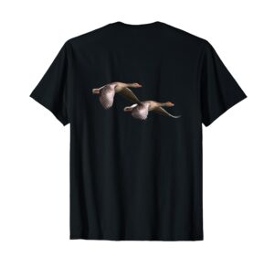 flying ducks unlimited hunting fall season quack hunt duck t-shirt