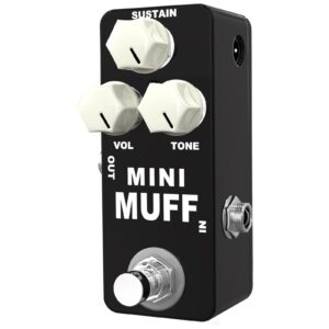 fuzz mini muff guitar effect pedal electric guitar distortion true bypass full metal shell