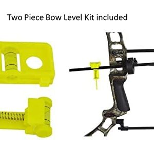 Sierra Archery - Next Level Bow Vise for DIY Archery Mechanics | Includes 2 Piece Bow Level Kit | for Bow Tuning, Set Up, and Repairs | 3 Axis Adjustments | Mounts to Workbench