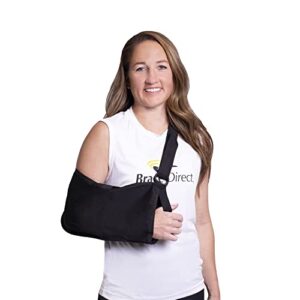 brace direct arm sling- immobilize arm and shoulder- cast support, post surgery, arm, wrist & hand injury, fractures, sprains & strains- left or right arm