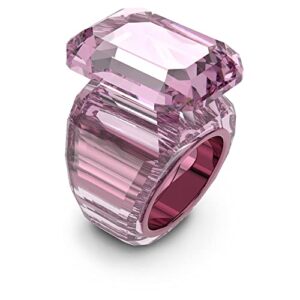 SWAROVSKI Lucent Cocktail Ring, Pink, Size 7