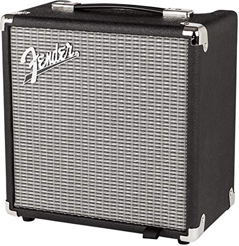 Fender Rumble 15 Bass Combo Amplifier Bundle with Instrument Cable and Austin Bazaar Instructional DVD