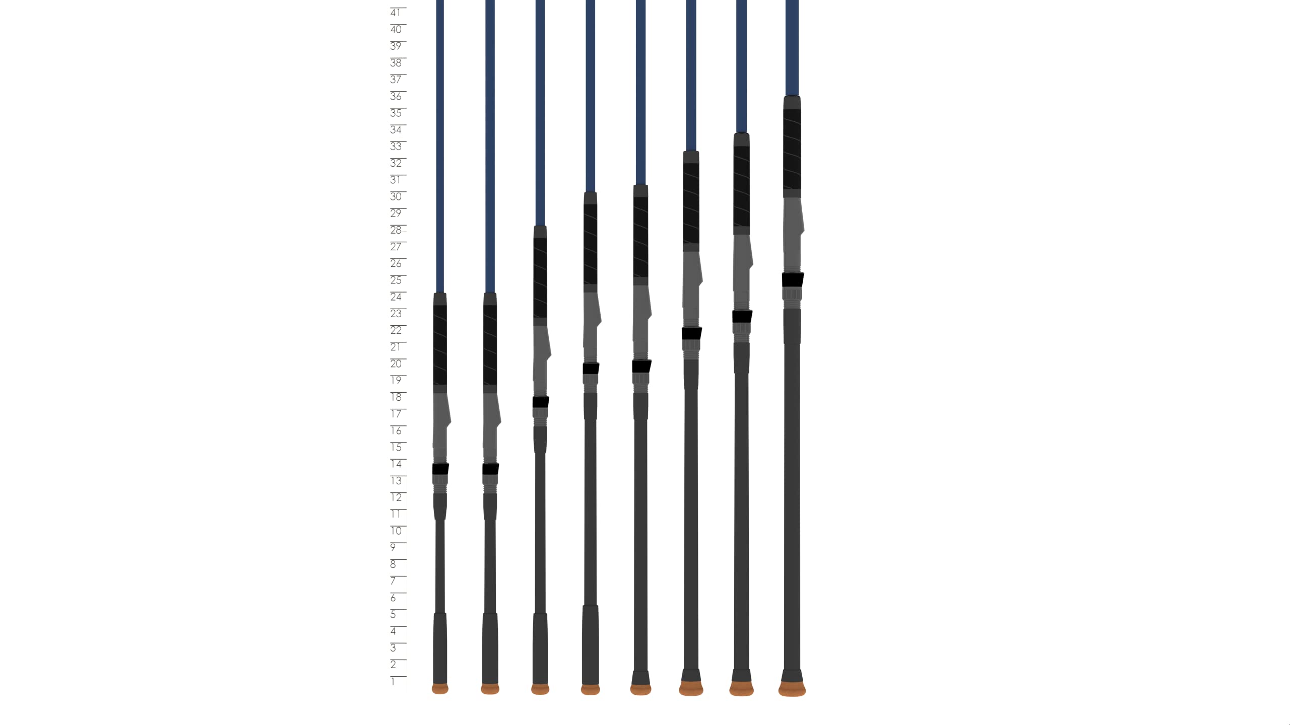 St. Croix Rods Seage Surf Spinning Rod, 9'0"(SES90MLMF2), Blue Granite