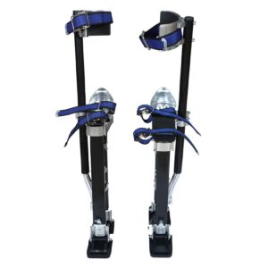 findmall 15-23 inch drywall stilts grade adjustable auminum tool stilt for painting or cleaning - black