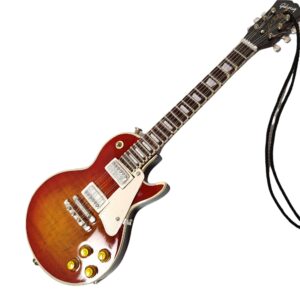 axe heaven 6'' 1959 les paul standard cherry sunburst guitar holiday ornament