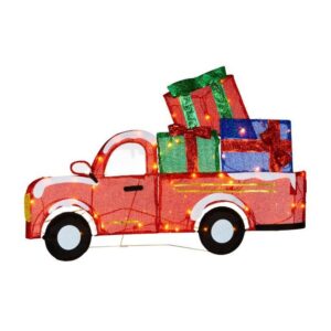 miller's emporium lighted truck with presents