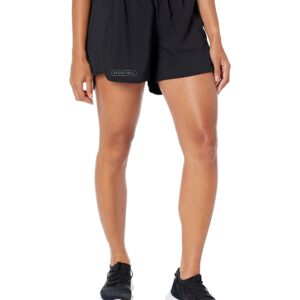 Under Armour Womens 2n1 Softball Short 22, (001) Black/Black/Pitch Gray, Medium