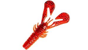 z-man tcraw4-370pk6 turbo crawz 4" fire craw 6 pack, multi, one size