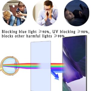 Vaxson 2-Pack Anti Blue Light Screen Protector, compatible with YAMAZEN QRT-32W2K 32" TV TPU Film Protectors Sticker [ Not Tempered Glass ]