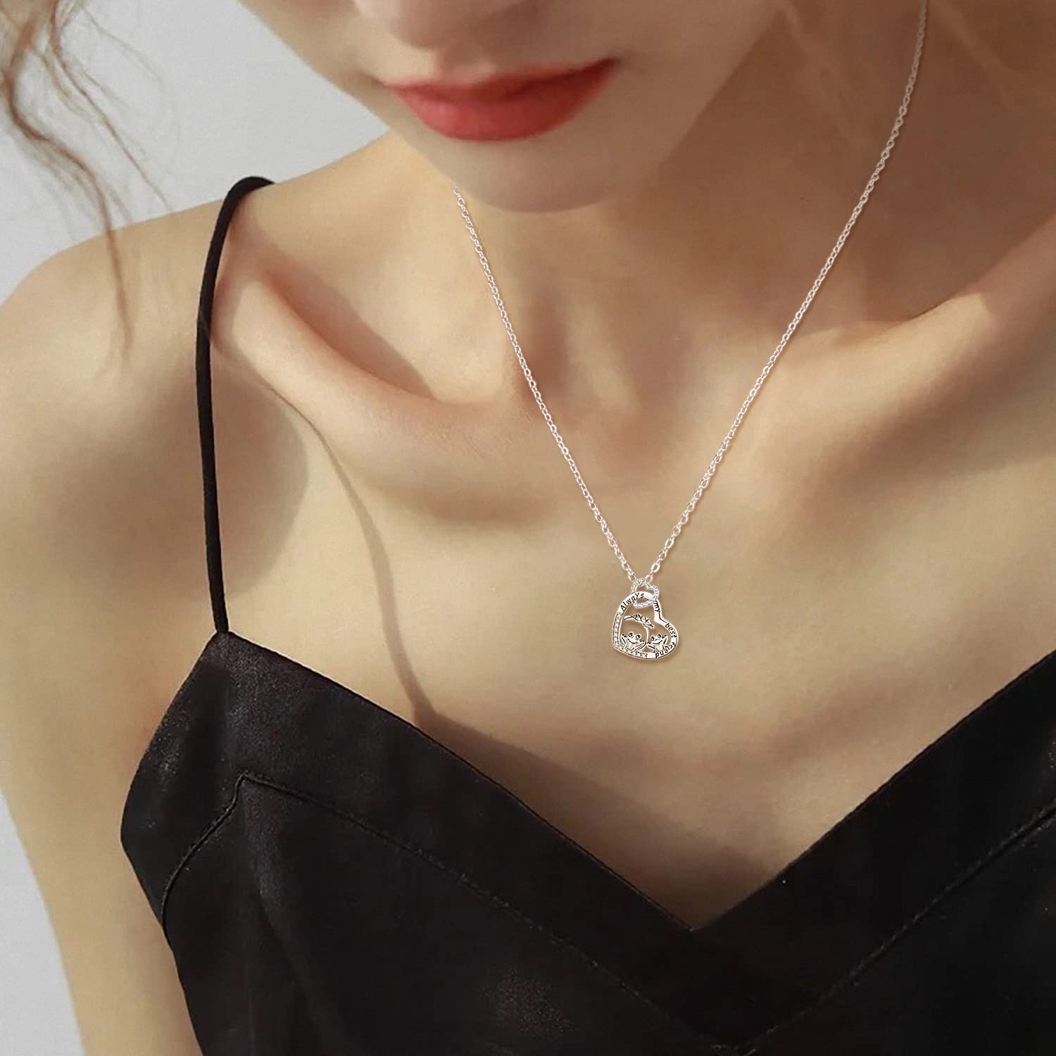 Palpitate Frog Necklace for Women 925 Sterling Silver Frog Necklaces Friends Necklaces Always My Best Friend Frog Gifts Jewelry