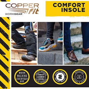 Copper Fit Unisex Work Gear Comfort Insoles Black