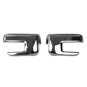 beautost fit for ford f-150 2021 2022 2023 2024 f150 rear view mirror side molding guard cover trims abs (chrome)