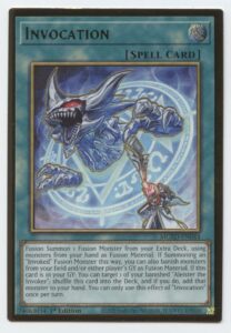 invocation - mged-en044 - premium gold rare - 1st edition