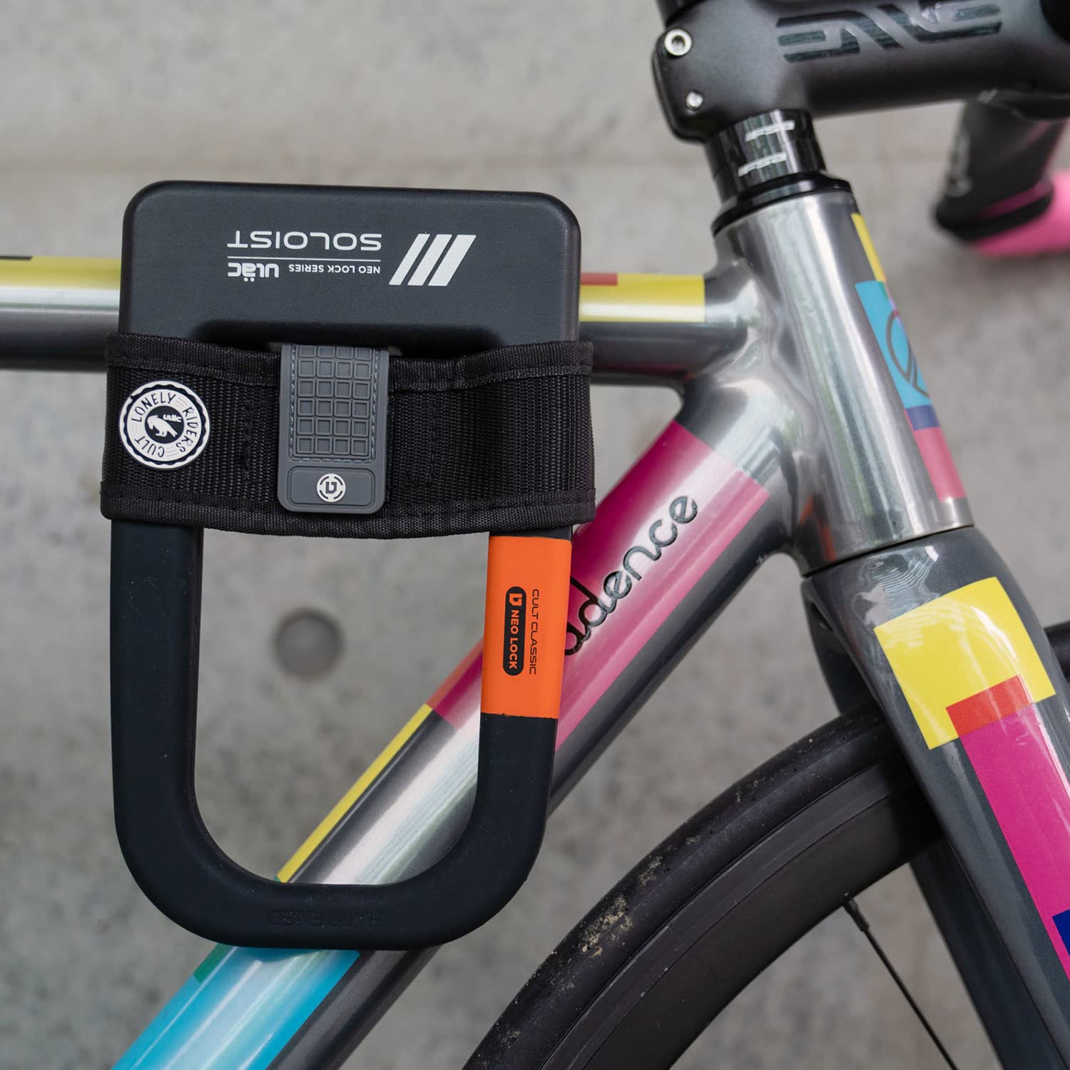 ULAC U Hold+ Universal Bike U Lock Holder, D Lock Holder, Lock Mount - L (145mm)