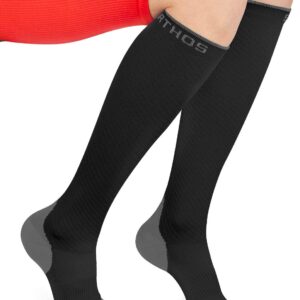 Sparthos Compression Socks (20-30mmHg) Bundle of 3 [Size Large/XL] - Steel Gray + Mountain Brown + Midnight Black