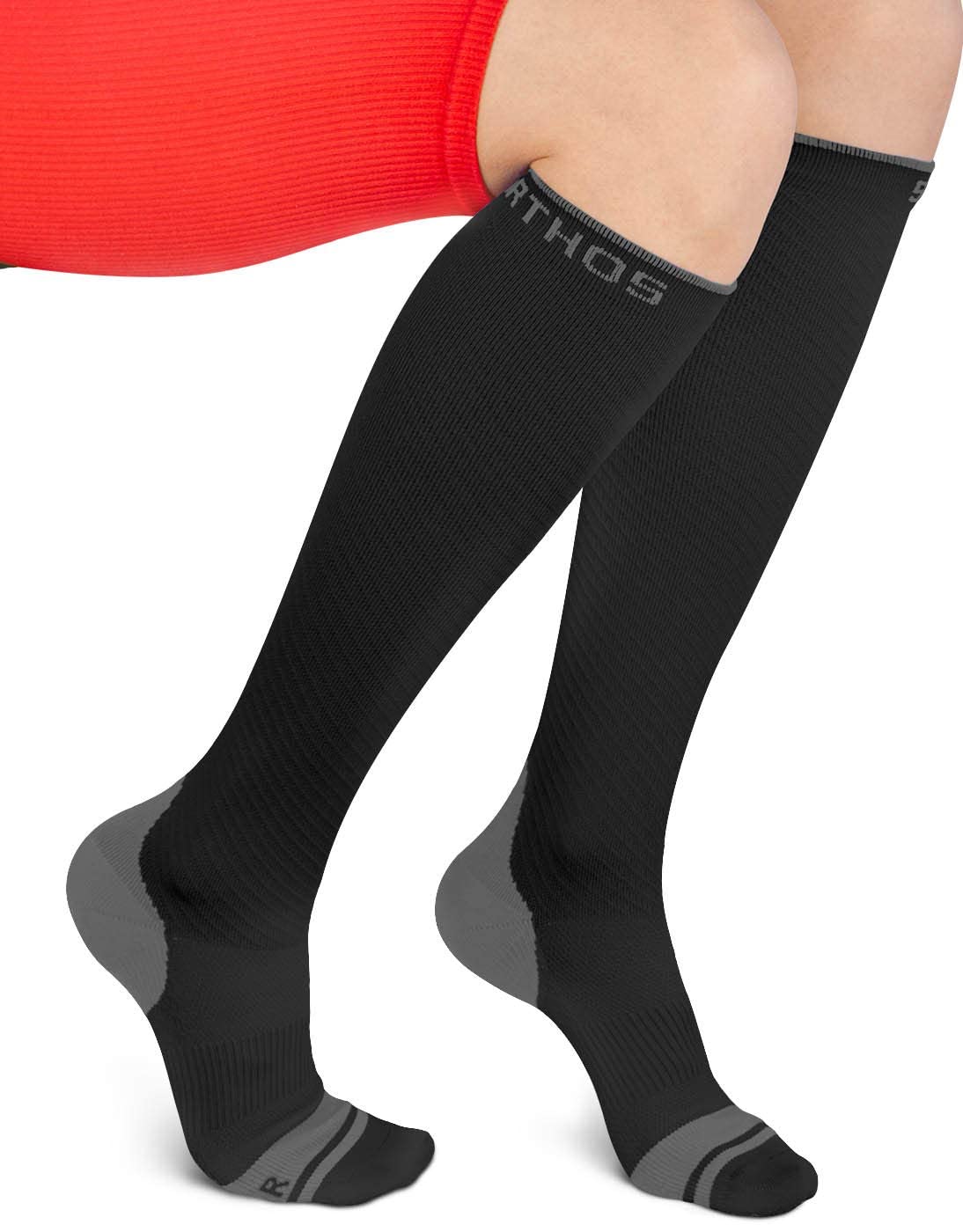 Sparthos Compression Socks (20-30mmHg) Bundle of 3 [Size Large/XL] - Steel Gray + Mountain Brown + Midnight Black