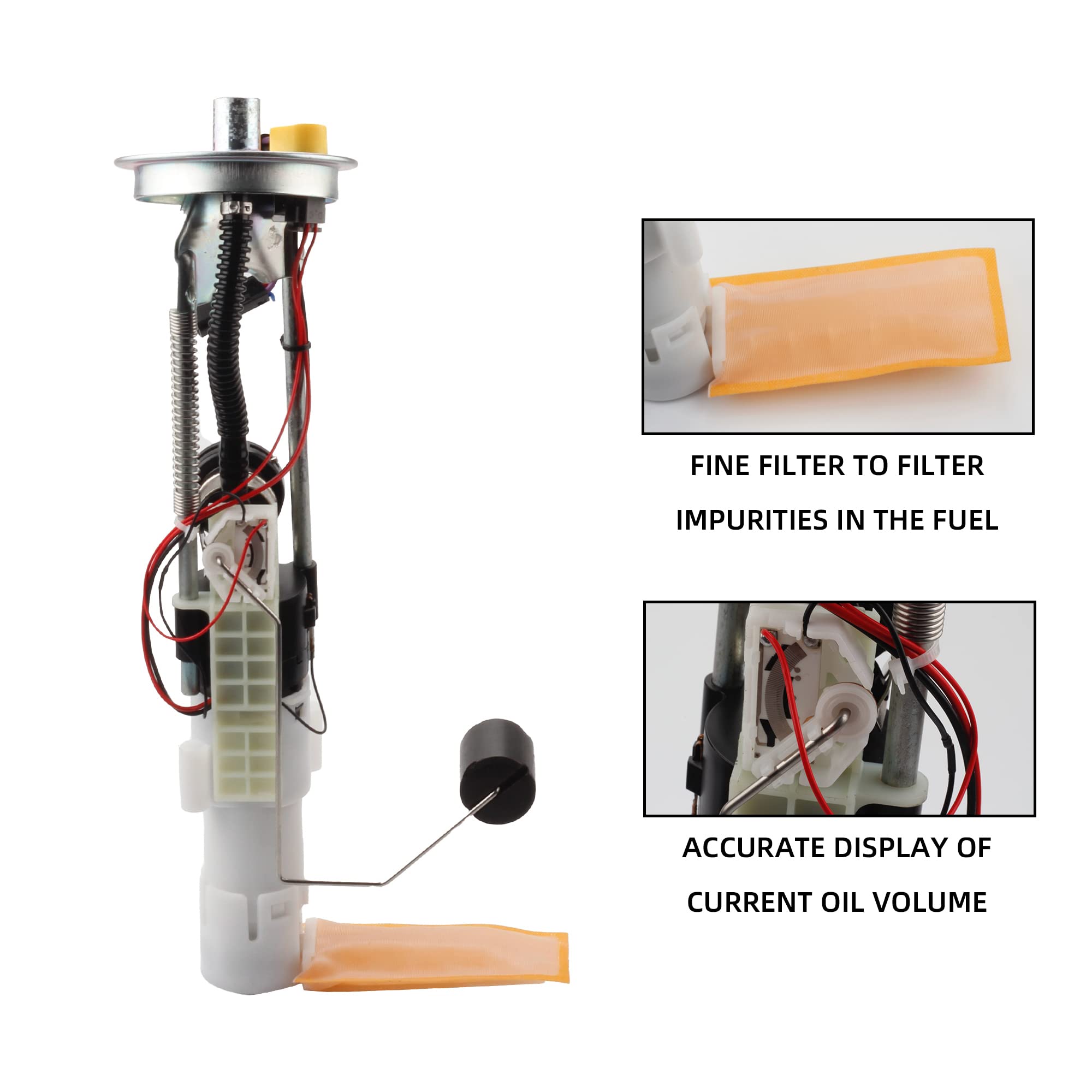 Dasbecan Electric Fuel Pump Assembly Compatible With Polaris Sportsman 500 700 800 X2 2007-2015 Replaces# 47-1014 1009-0105 24-71014 237471014 983199 2204308