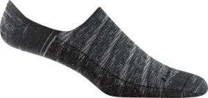 darn tough men's topless solid no show hidden lightweight lifestyle sock (style 6055) - space gray, large