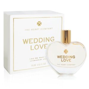 the heart company | wedding love perfume for women | fruity sweet women's fragrance | bridal shower gift | wedding gift for bride | vegan clean edp 75ml - 2.5 fl oz.