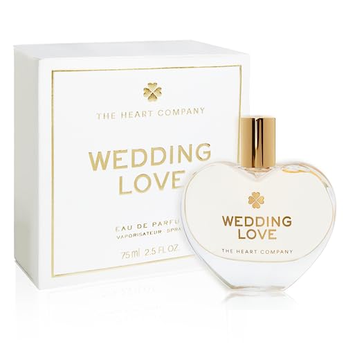 THE HEART COMPANY | Wedding Love Perfume for women | Fruity Sweet Women's Fragrance | Bridal Shower Gift | Wedding Gift for Bride | Vegan Clean EDP 75ml - 2.5 fl oz.