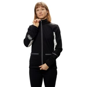 swix women's tokke water-repellent breathable lightweight softshell comfortable fit, black, small